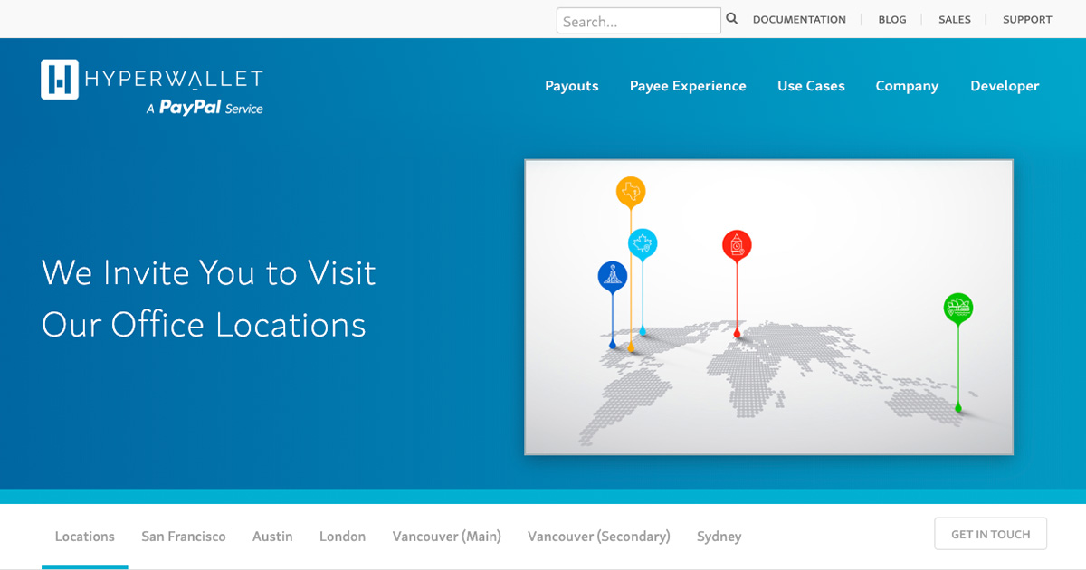 Hyperwallet Office Locations | Hyperwallet Payouts